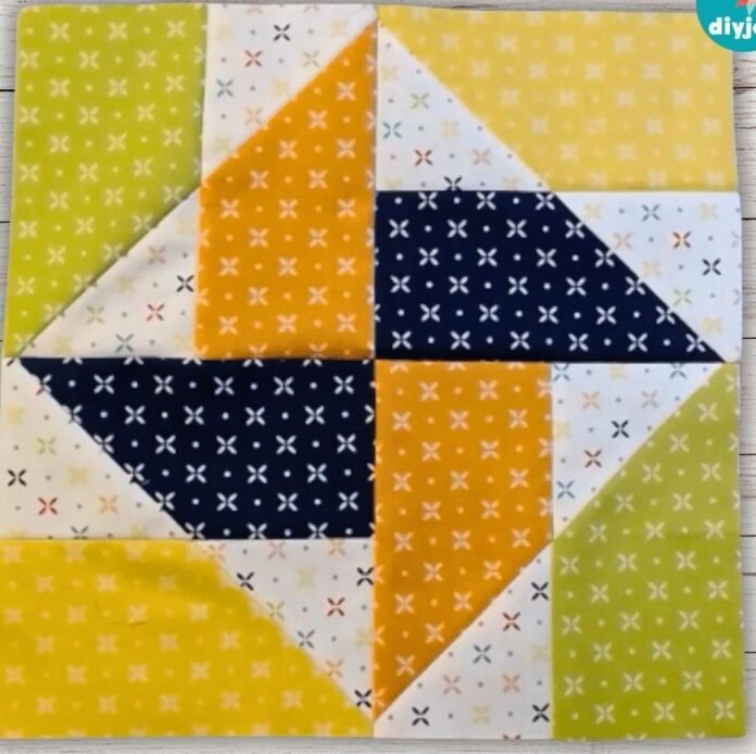 Easy Pinwheels Quilt Block Tutorial – Patterns.curiosodaweb.com